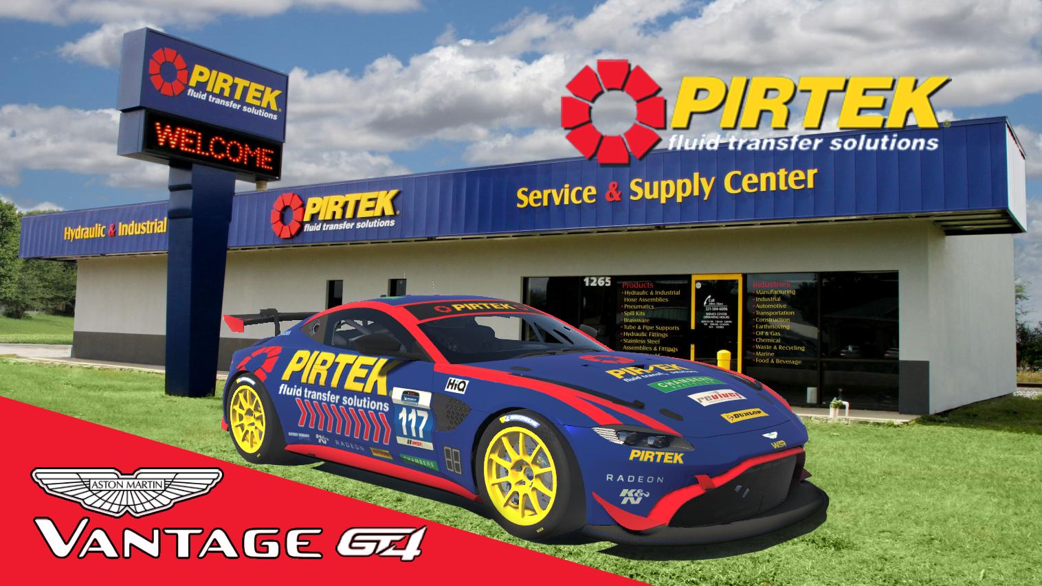 Pirtek Vantage GT4 2023 by Simon Robson - Trading Paints