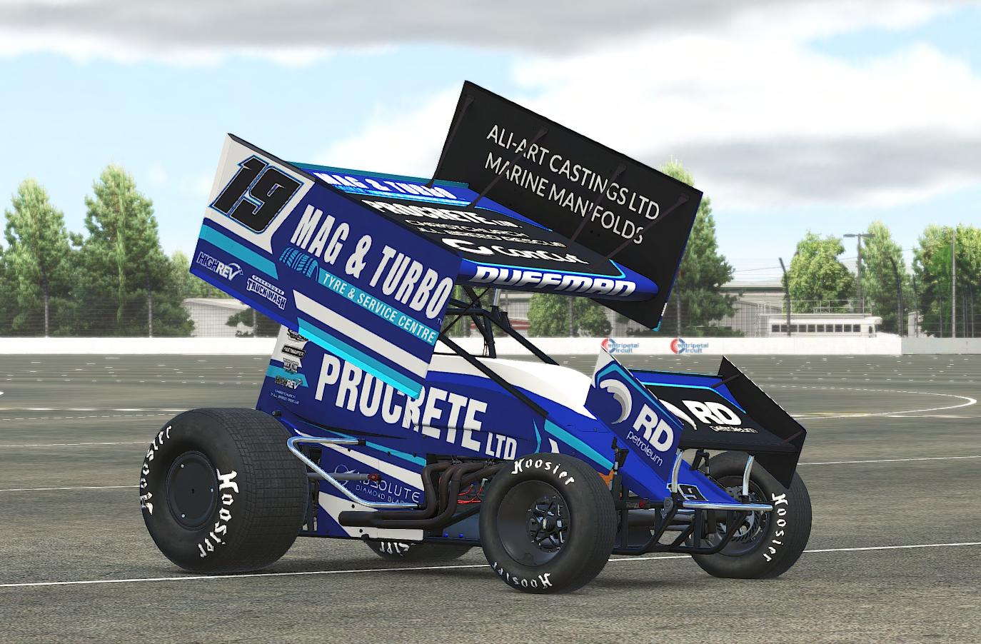 Duff Motorsports 19 Mag N Turbo / Procrete 2023 by Cam C. - Trading Paints