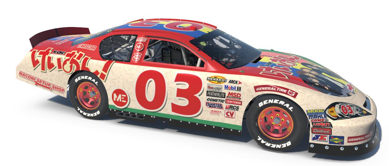 K-ON! / Maconi Setup Shop #03 Gen 4 Nascar by William Paisley - Trading Paints