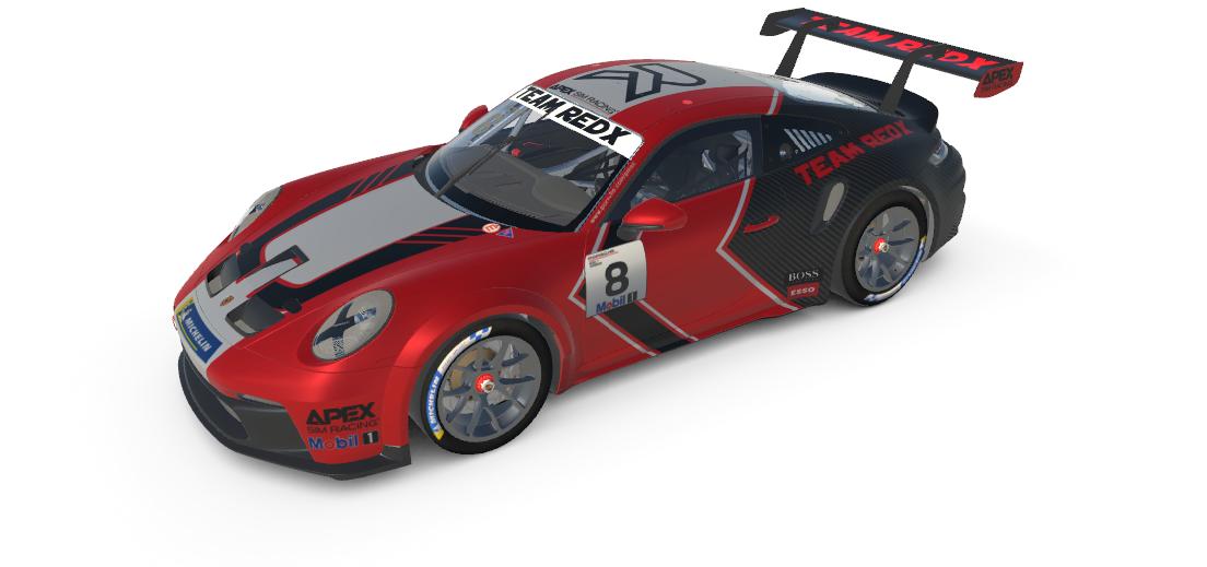 Team RedX - Porsche Cup 992 by Jonas J. - Trading Paints