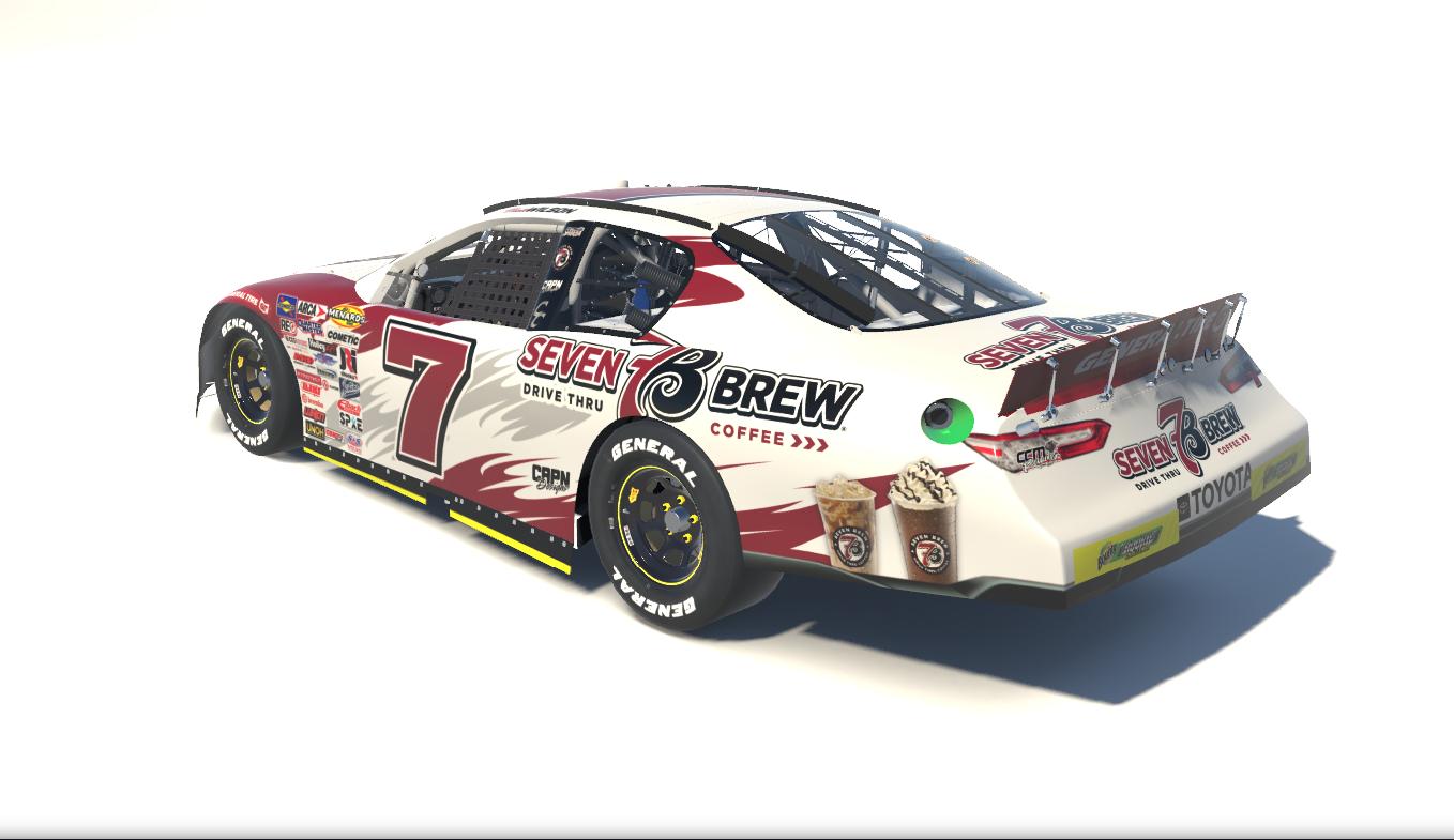 Matt Wilson #7 7 Brew CCM Racing Camry ARCA Gen 4 by Landon Rock ...