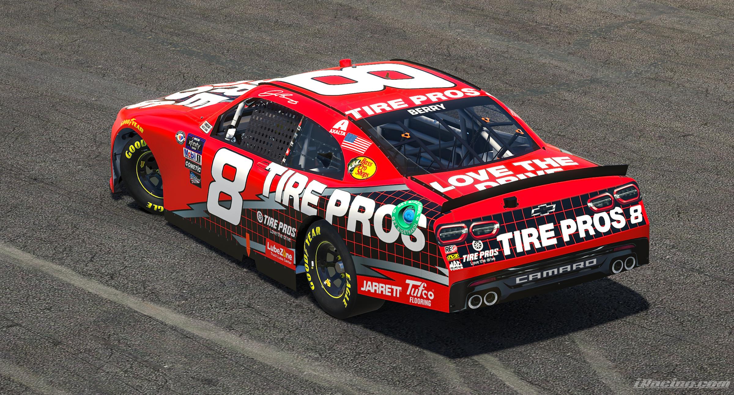 2023 Josh Berry Tire Pros Throwback Camaro by Ryan A Williams - Trading ...