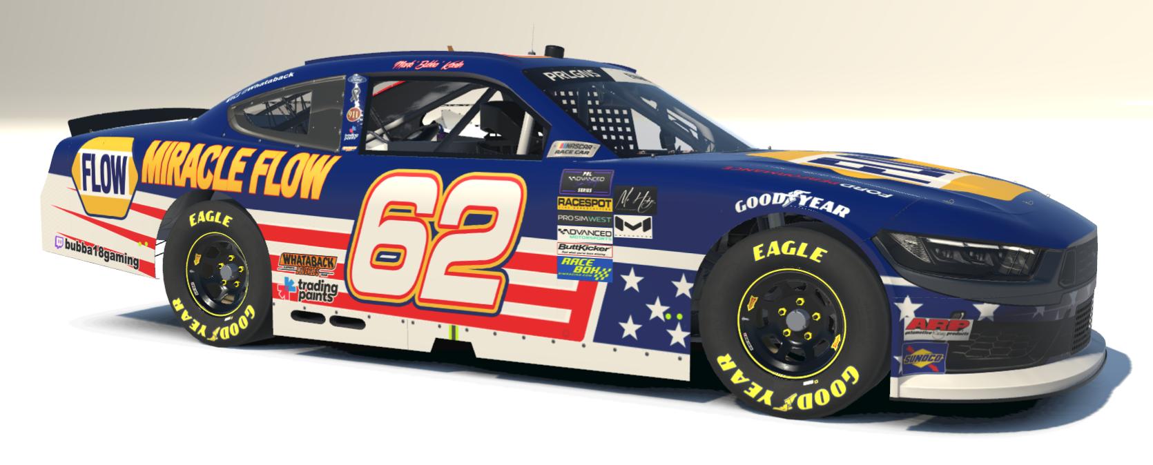 Miracle Flow Throwback Ford Mustang by Jeff T Evans - Trading Paints