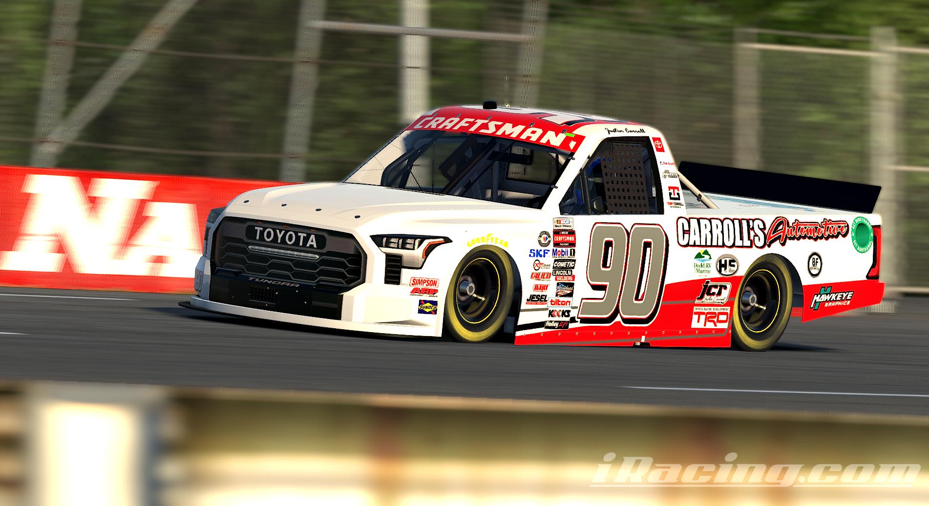 2023 Justin Carroll Truck Series (Kansas) by Jeff Bye Jr - Trading Paints