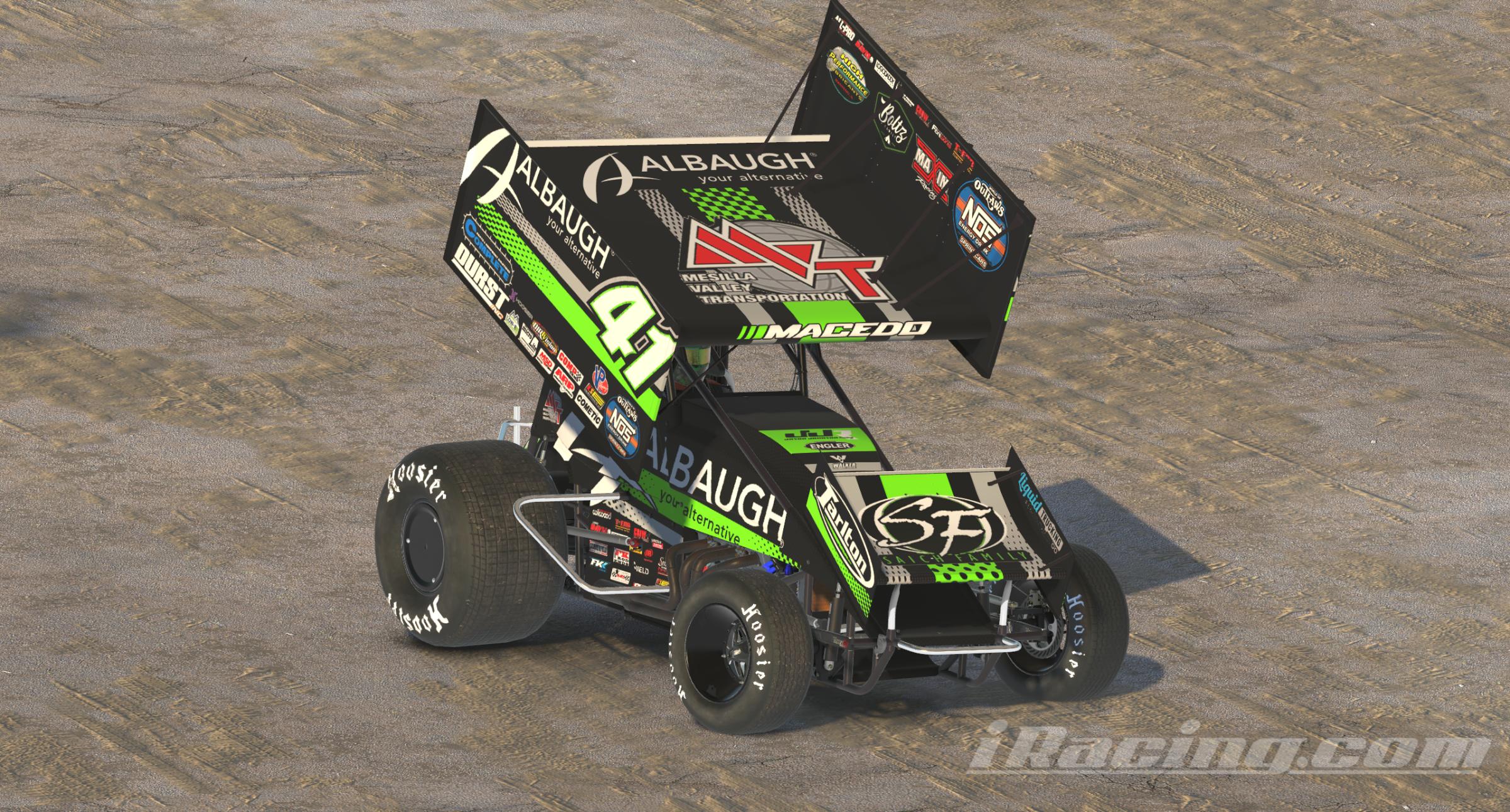 Carson Macedo 2023 Albaugh JJR #41 WoO Sprint Car by Jake Boyer ...