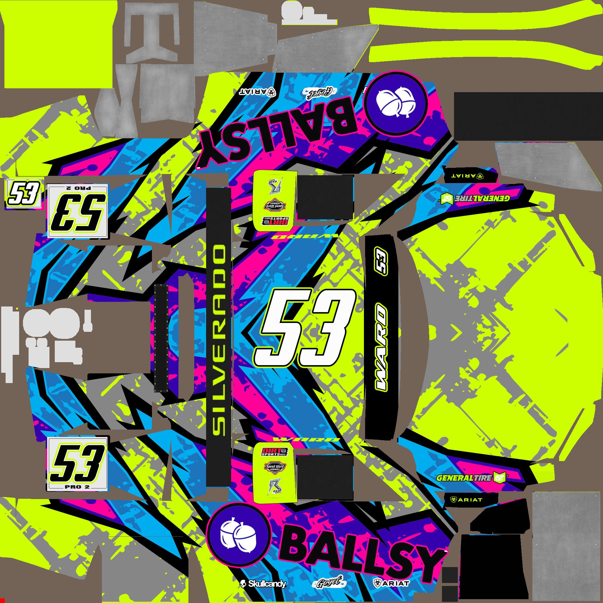 Pro2 Stadium Ward Flo by Braeden Ward - Trading Paints