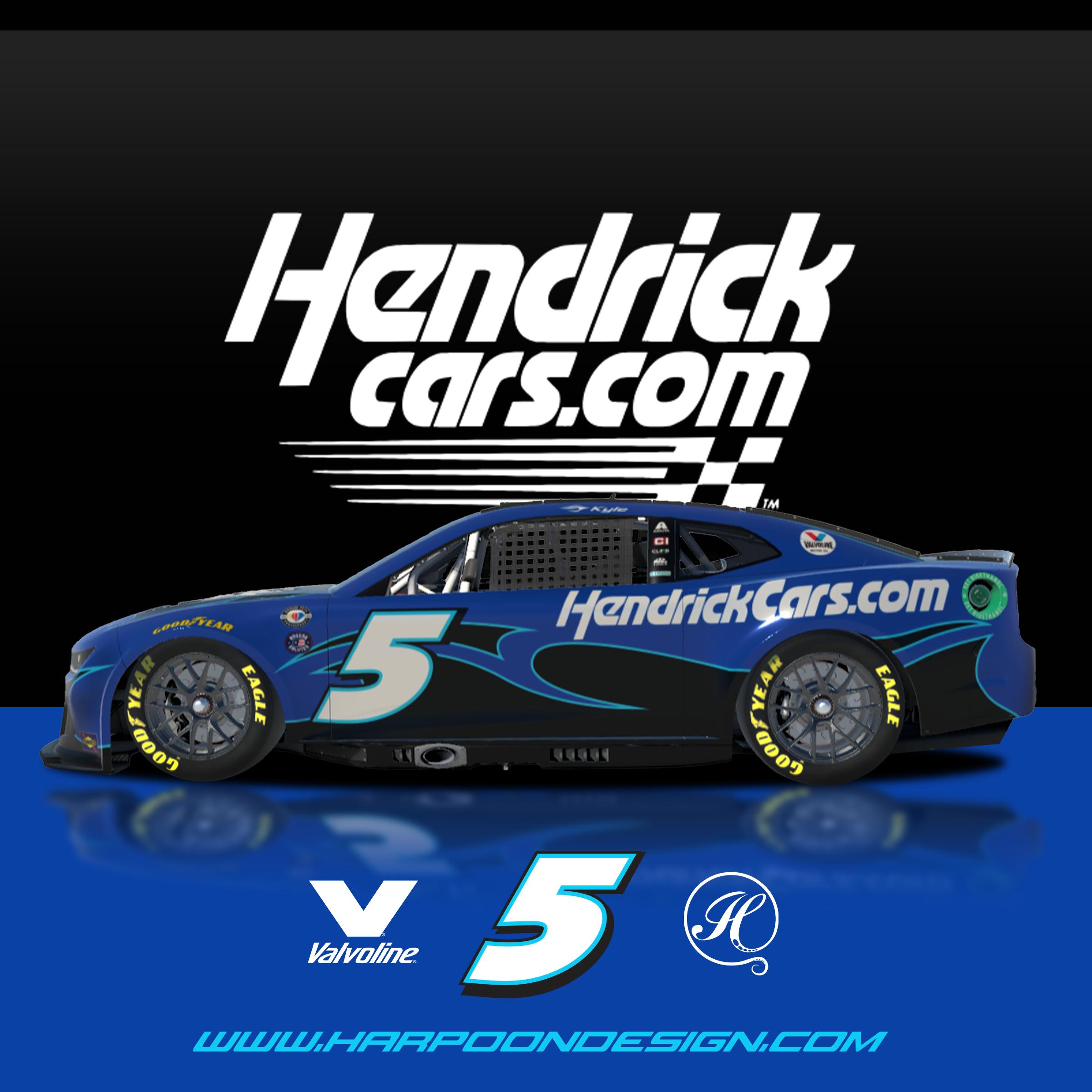 2023 Kyle Larson Hendrickcars.com Throwback Camaro by Brantley Roden ...