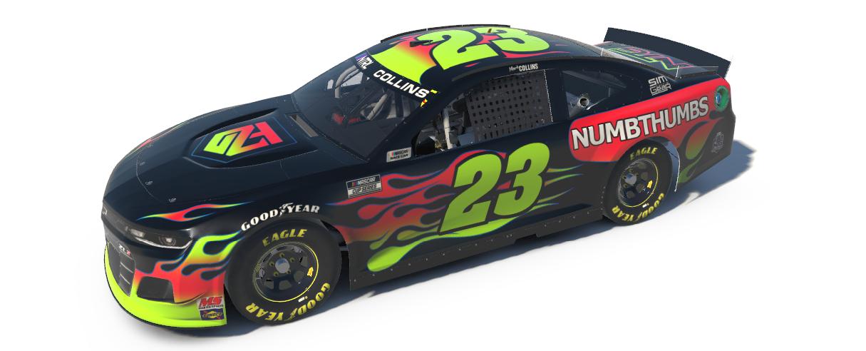 23 FLAME CAR (1) by Mark Collins5 - Trading Paints