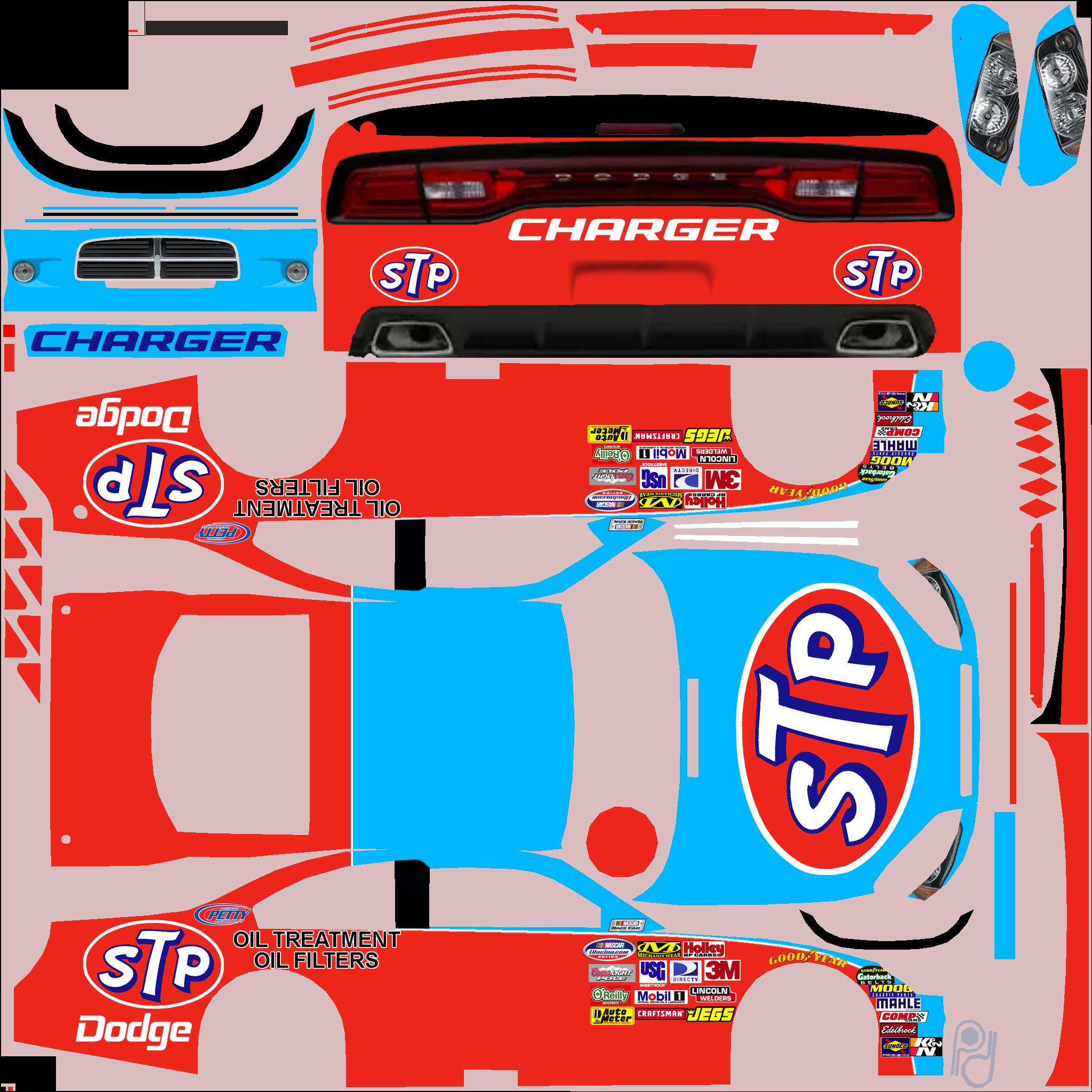 Nascar Impala 2013 STP by Clyde Coman - Trading Paints