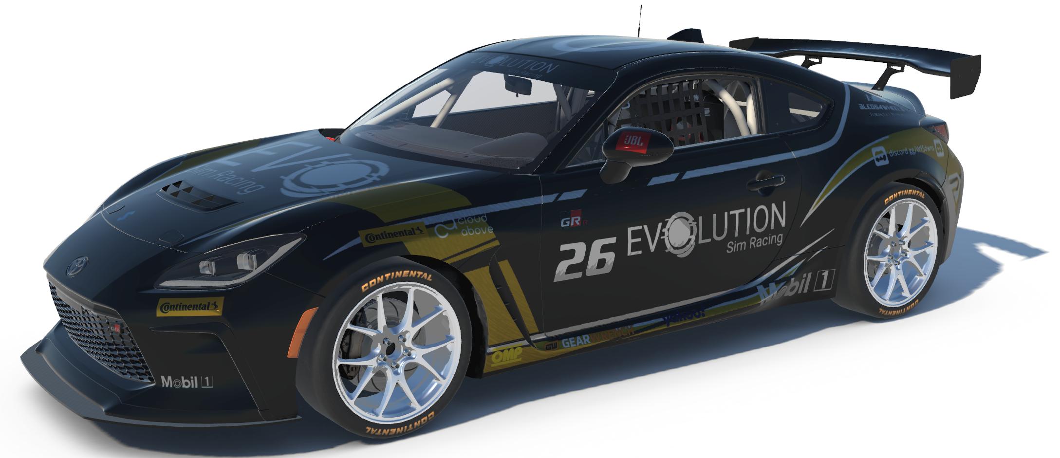 Evo Sim Racing 3L4W - Toyota GR86 - Black Super Gold by Stephen Evason ...