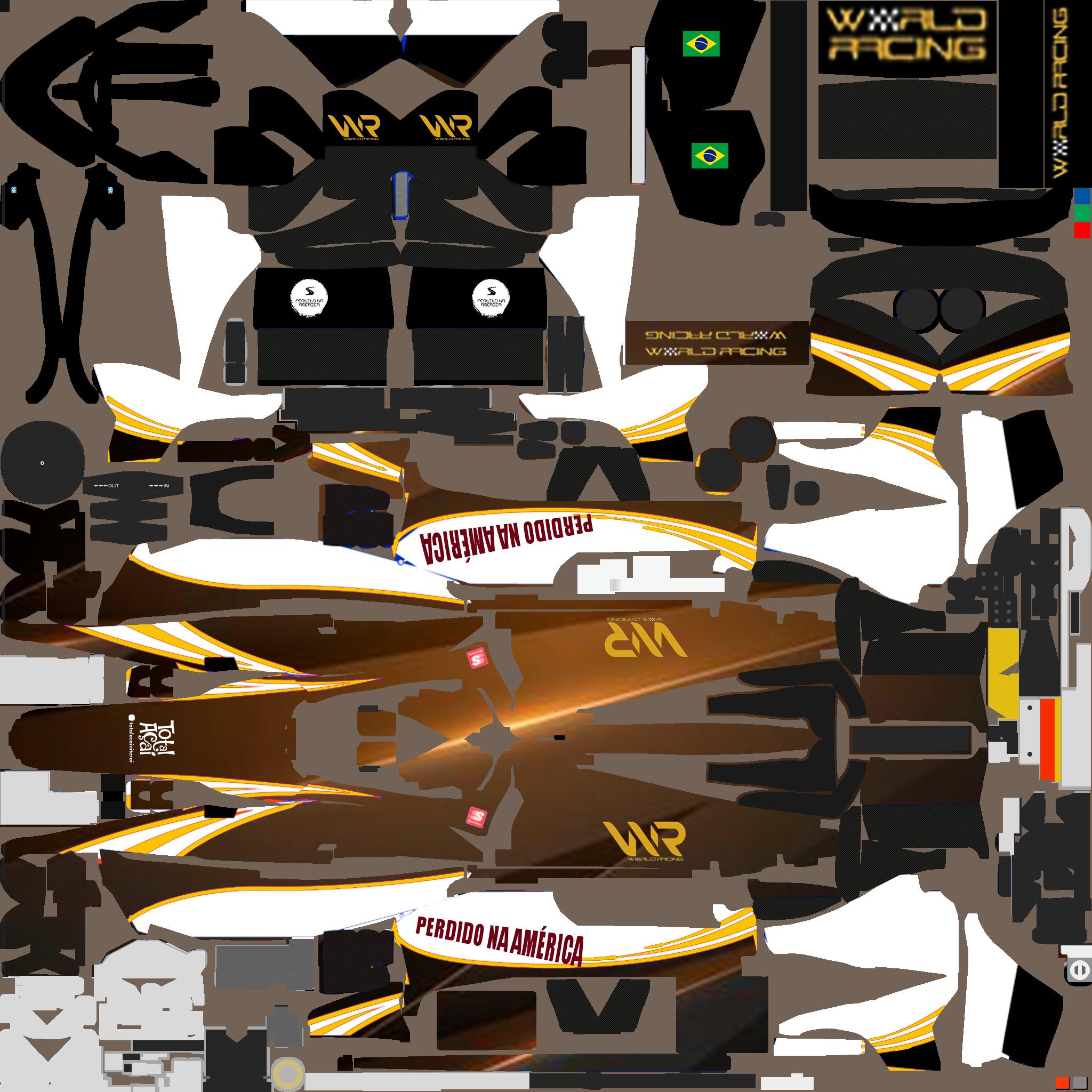Indycar Dallara IR18 wr team by Wagner Akikubo - Trading Paints