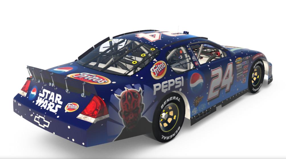 1999 Jeff Gordon Star Wars Busch Series Car by Thomas J. - Trading Paints