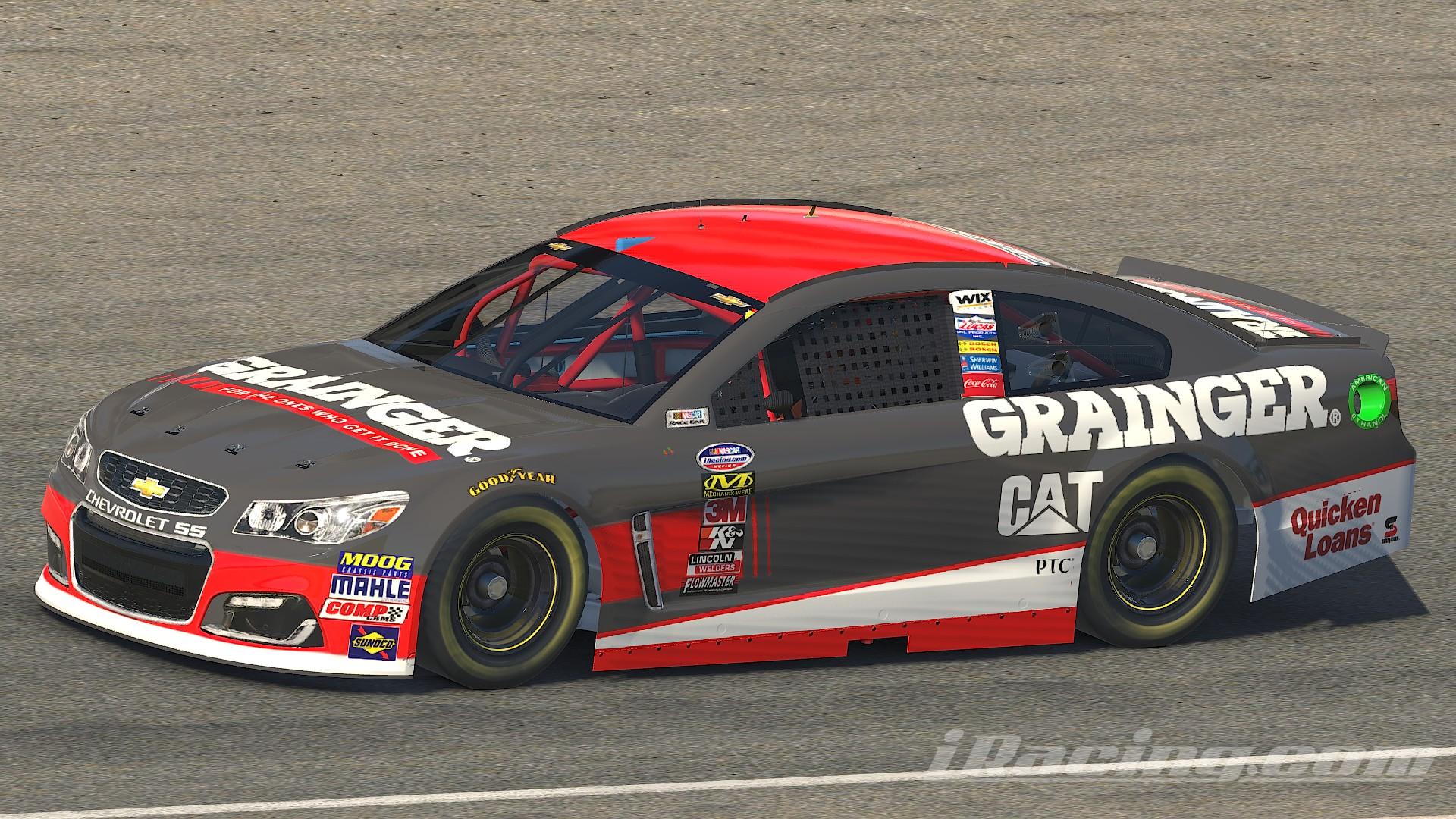2015 Ryan Newman Gray Grainger WO/ NUM by Ethan Mcmillen - Trading Paints