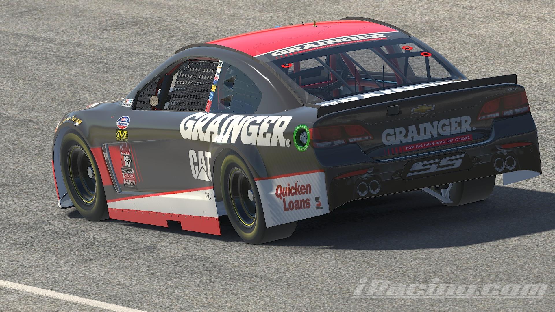 2015 Ryan Newman Gray Grainger WO/ NUM by Ethan Mcmillen - Trading Paints