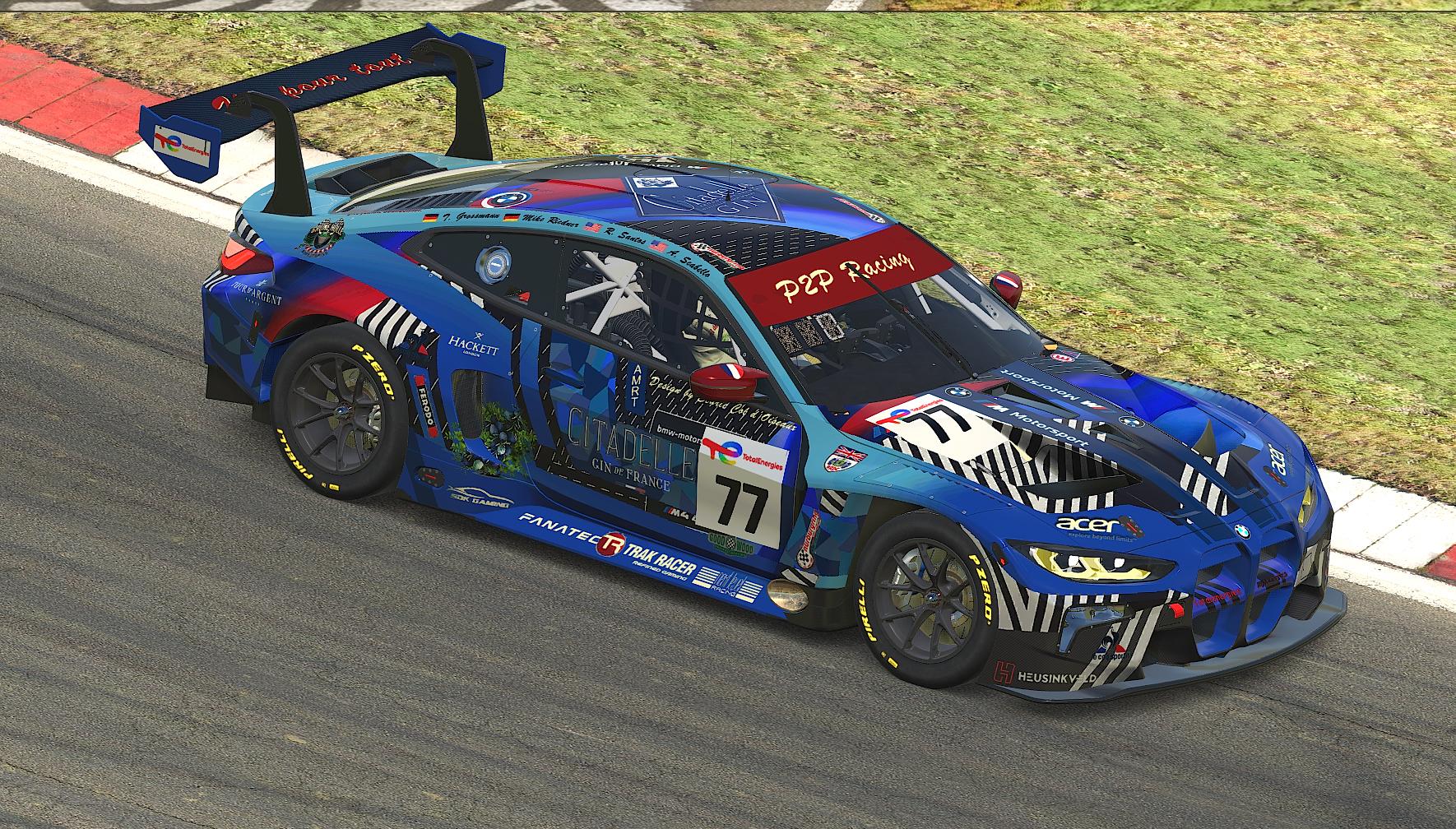 P2P Racing 24h Nring 2023 Citadelle Gin by Mike Riedner - Trading Paints