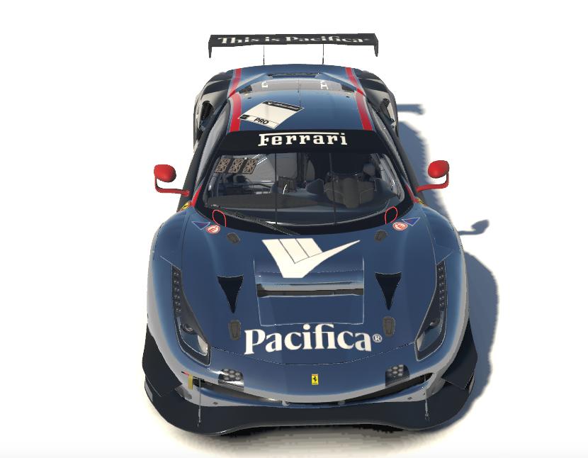 FERRARI 488 GT3 - Velox/Pacifica by Carlos Maciel - Trading Paints