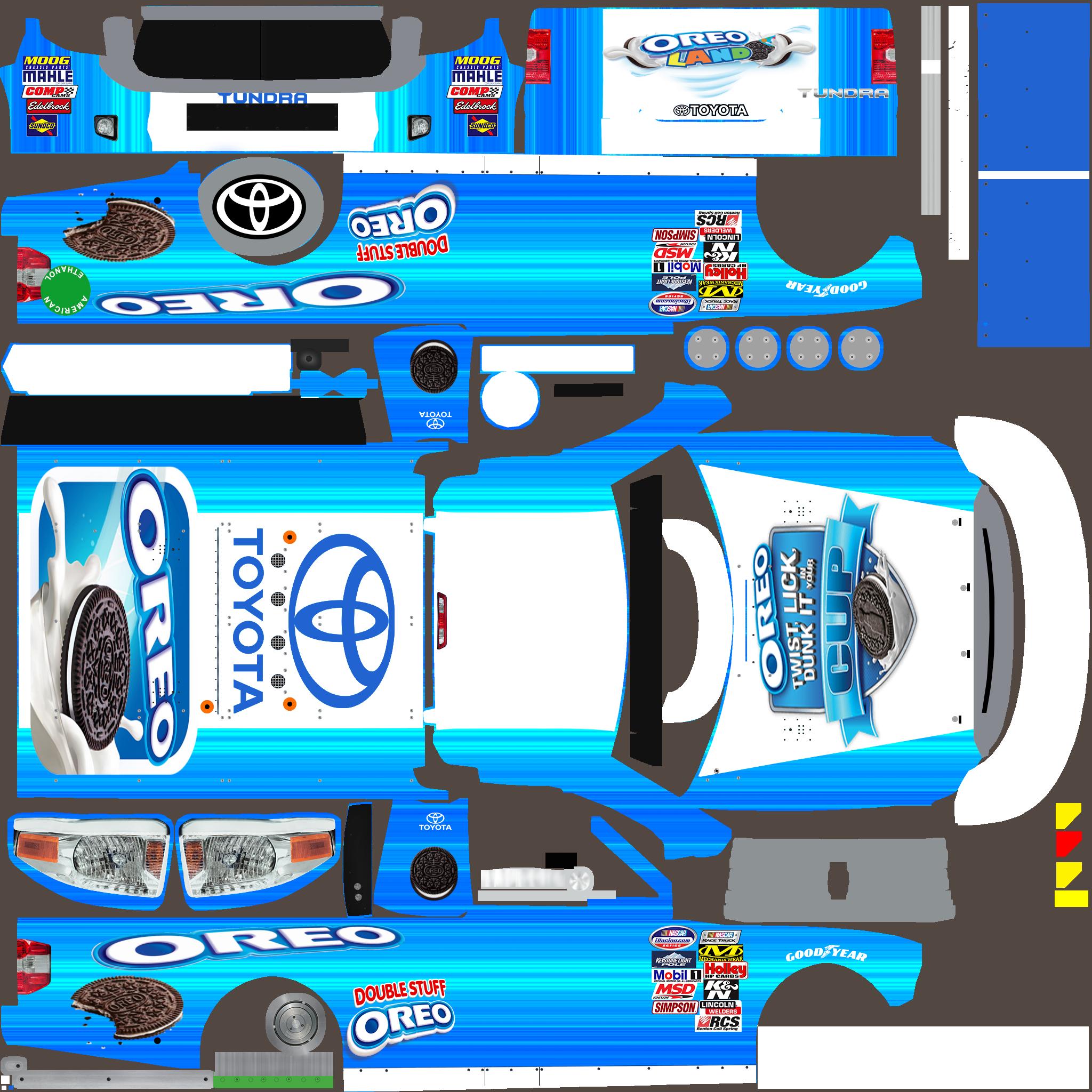 Oreo Toyota Tundra Truck 2015 by Sean M. - Trading Paints