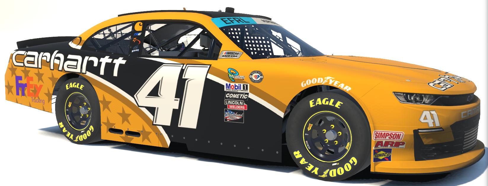 EFRL Xfinity Dean Demmer #41 Carhartt Camaro by Tyler Aspinall ...