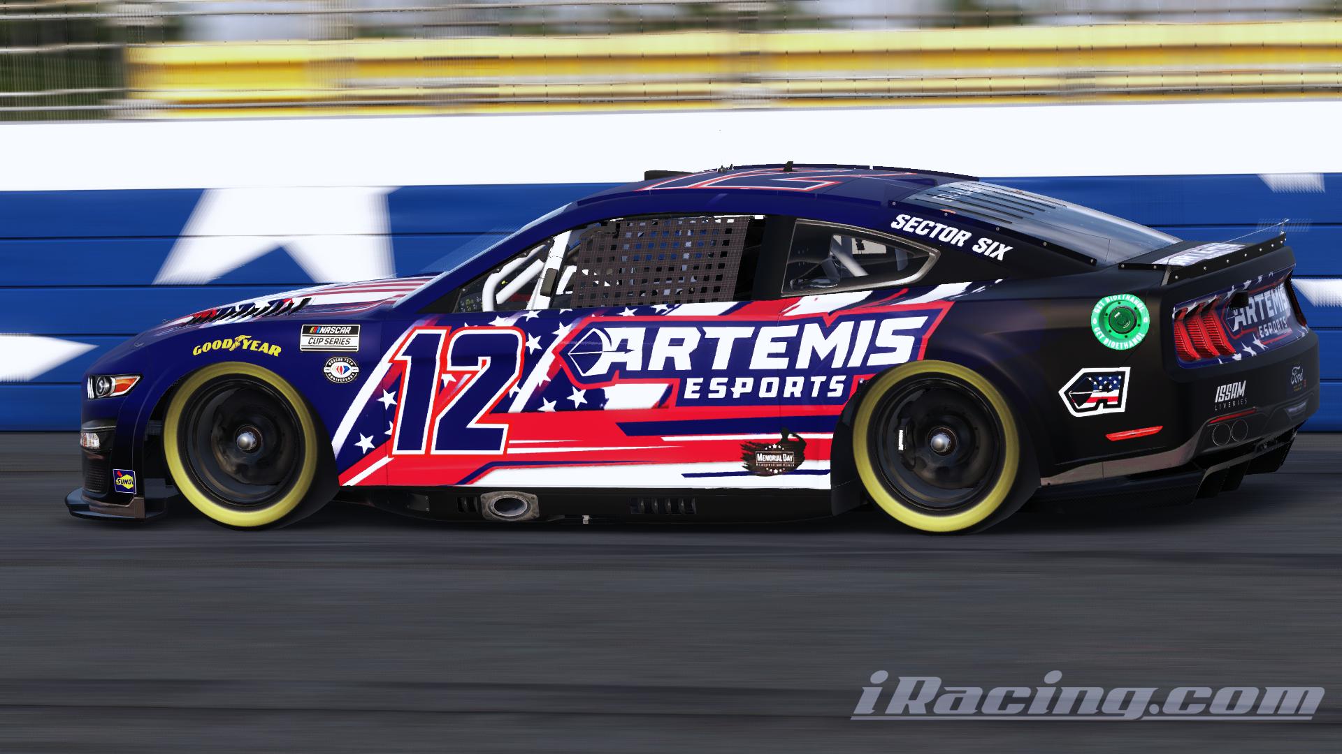 Artemis Next Gen Ford Coke 600 by Mark Katske - Trading Paints