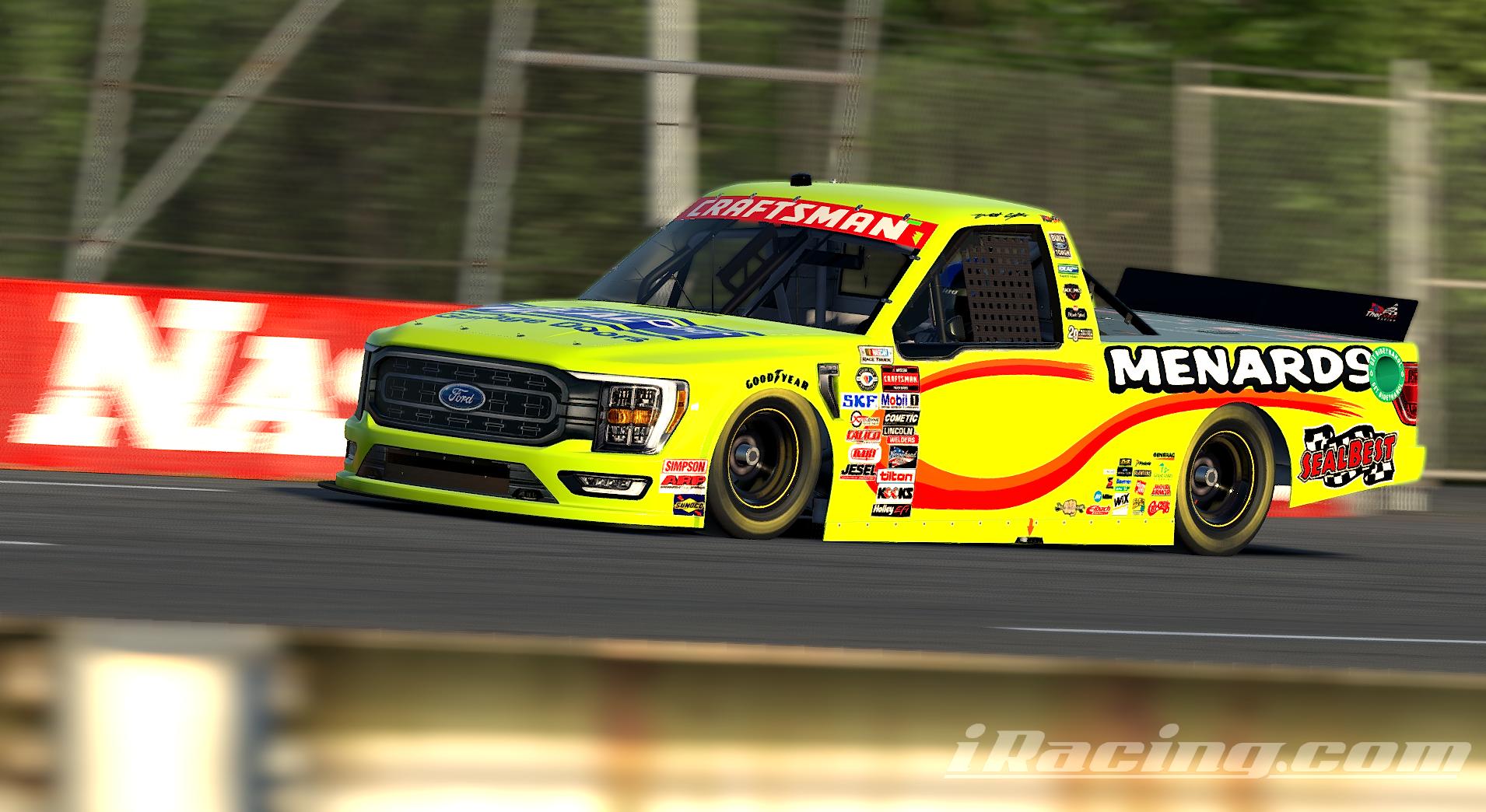 2023 Matt Crafton - Ideal Door / Menards (No Numbers) by Jeff Bye Jr ...