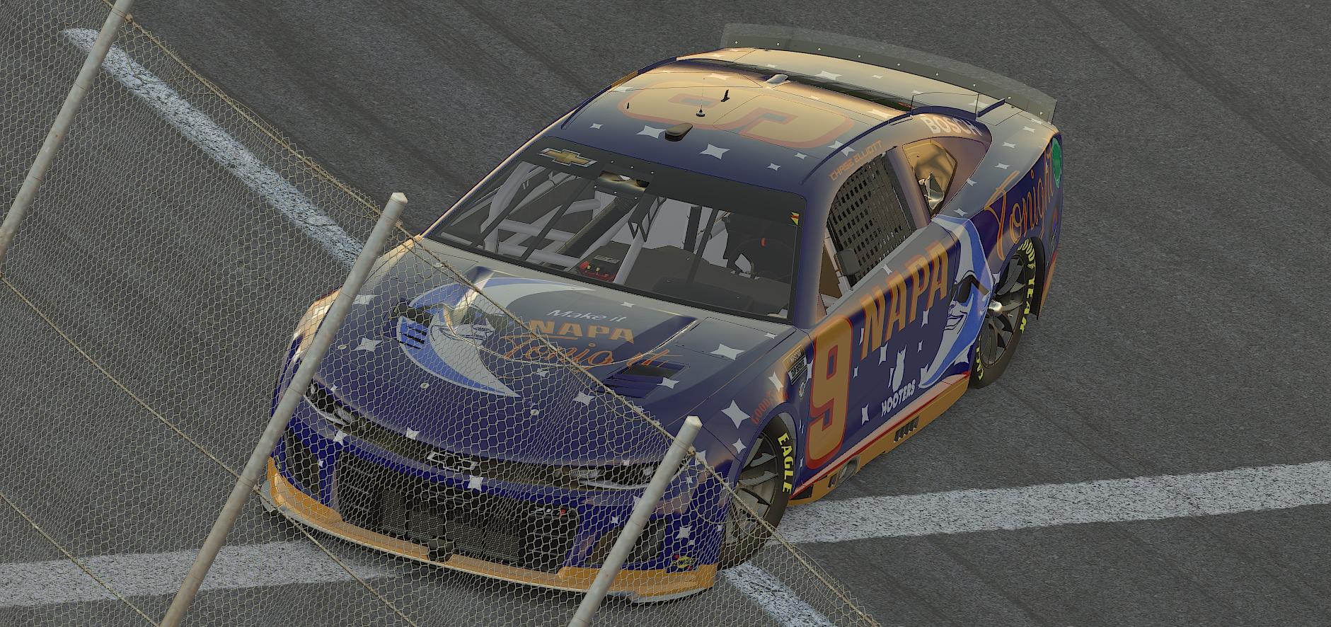 Chase Elliot "Mac Tonight" Napa Throw back. by Charlie Milner - Trading ...