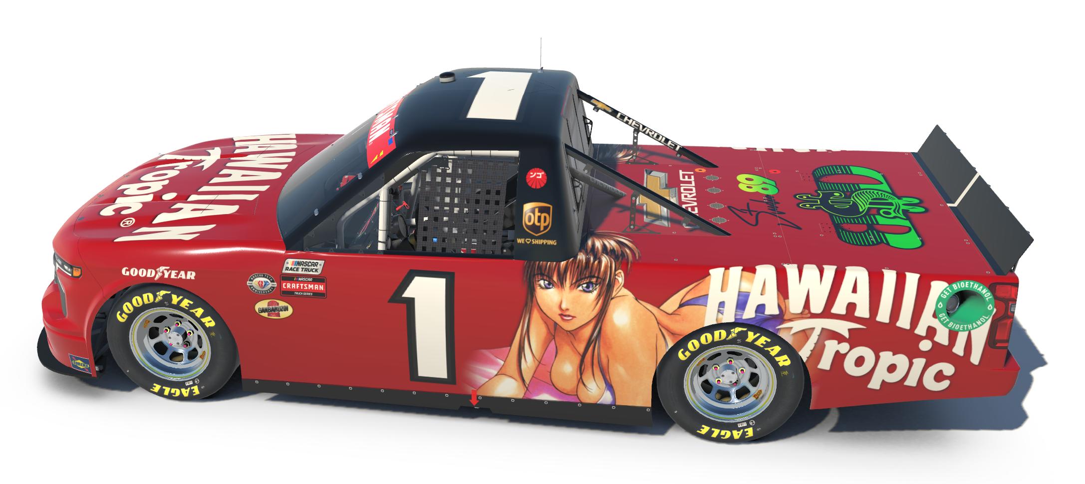 Hawaiian Tropic Donnie Allison Throwback Itasha Chevy Silverado by ...