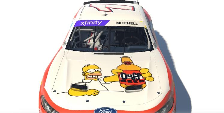 Duff Beer Xfinity Ford Mustang by Michael M. - Trading Paints