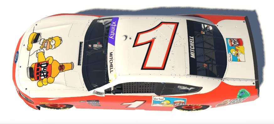 Duff Beer Xfinity Ford Mustang by Michael M. - Trading Paints