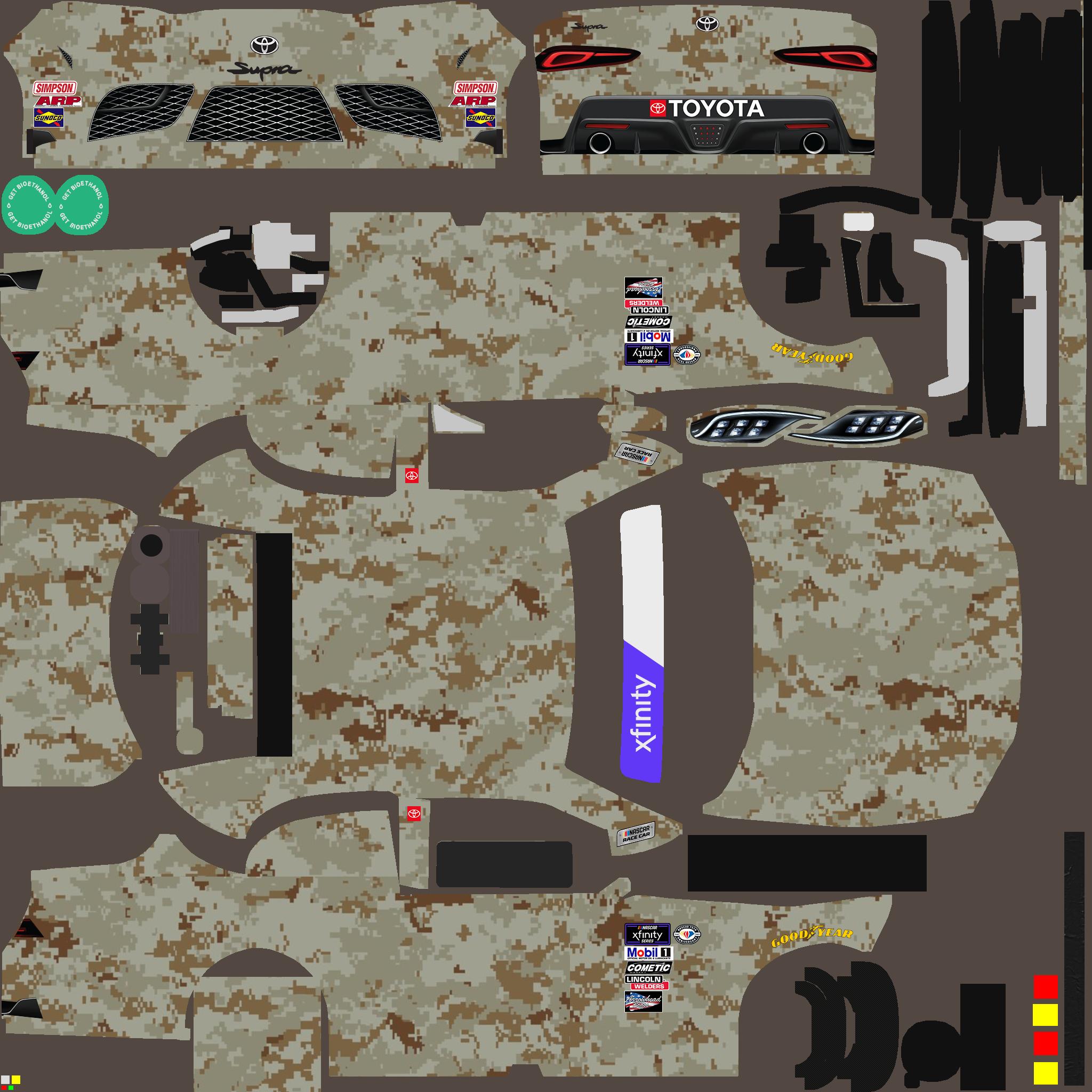 MARINES SUPRA XFINITY by Robert Devore - Trading Paints