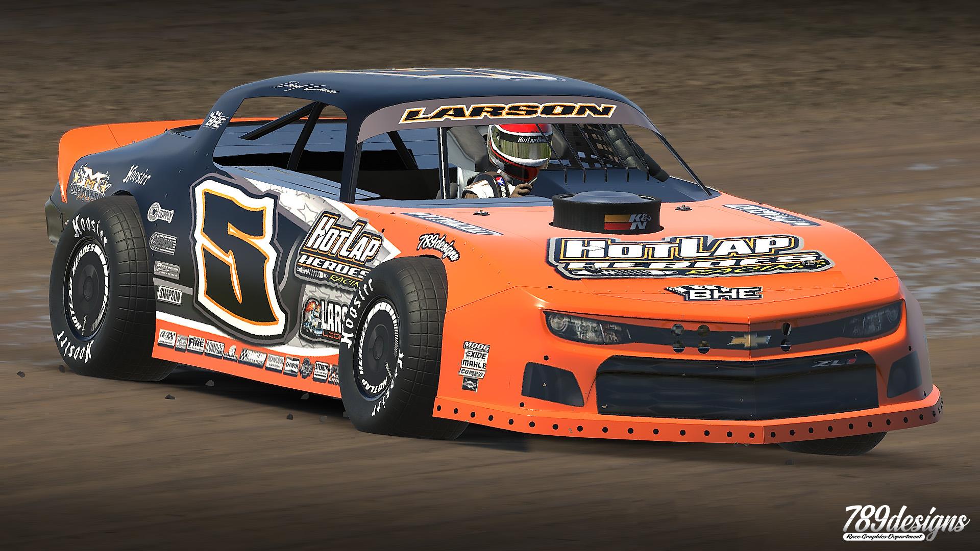 Daryl Larson Dirt Street Stock by Garrett Marshall - Trading Paints