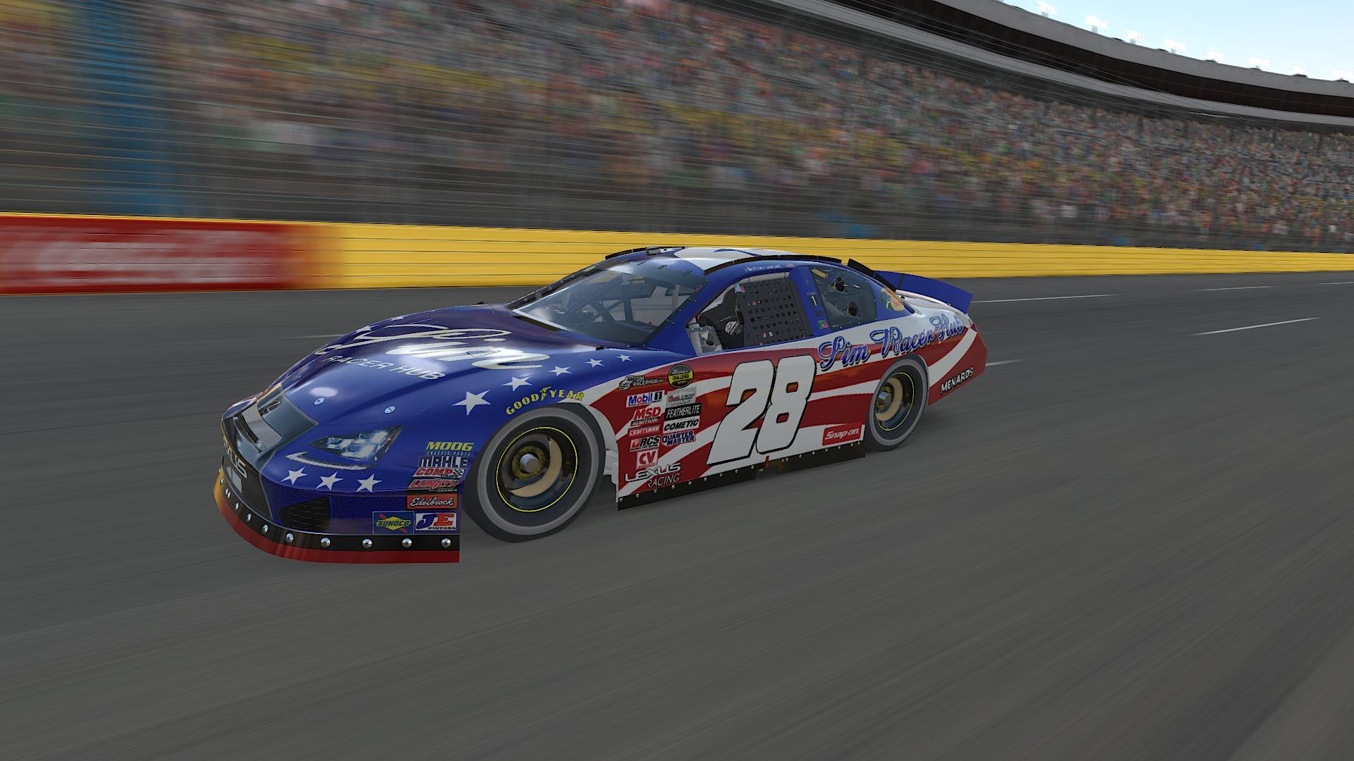 Stars & Stripes Sim Racer Hub Lexus RC F by Clinton Snead - Trading Paints