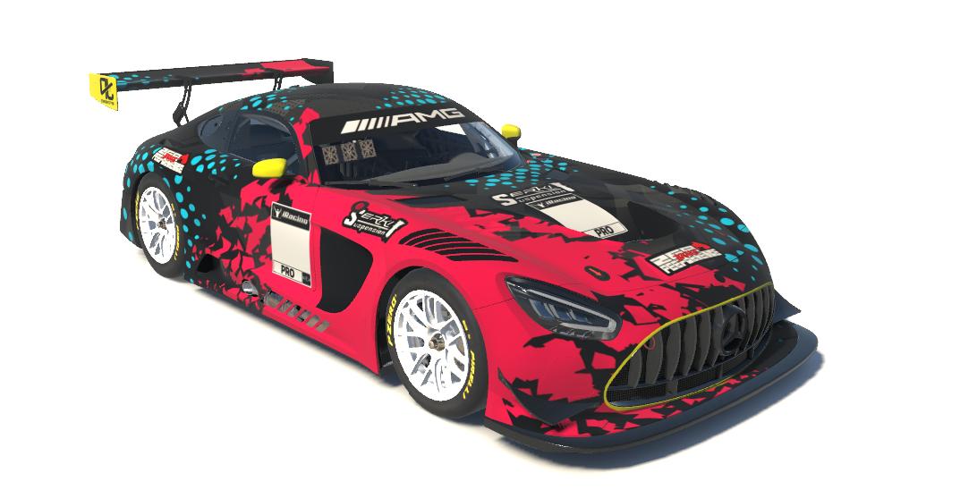 Mercedes AMG GT3 2020 IMSA Plate by Patrick Serkowski - Trading Paints