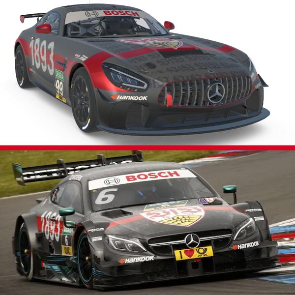 Robert Wickens VfB Stuttgart DTM | Mercedes GT4 Concept by Nikos ...