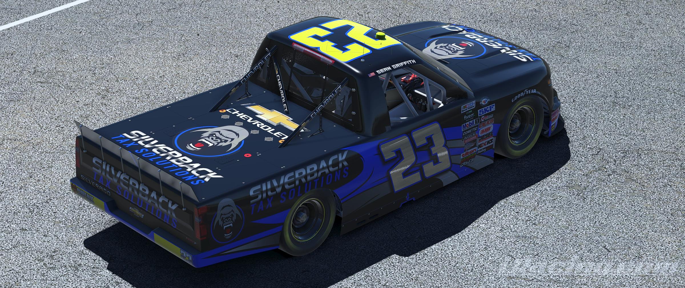 2023 - #23 Sean Griffith Silverback Tax Solutions Chevrolet Silverado ...