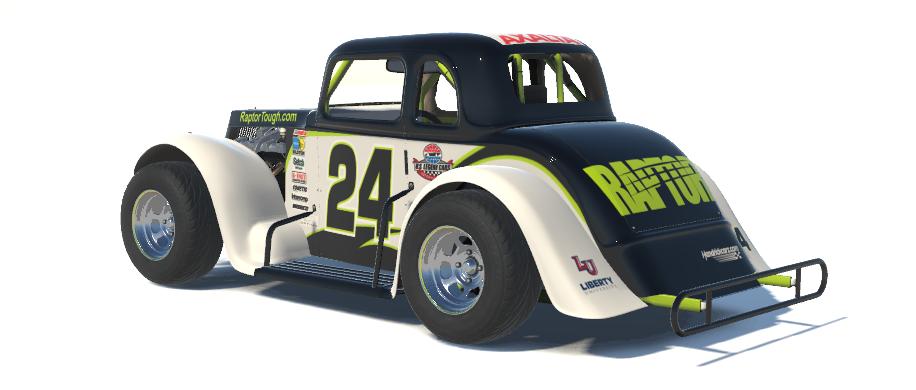 William Byron Raptor - Legends Rookie by John Rubino - Trading Paints