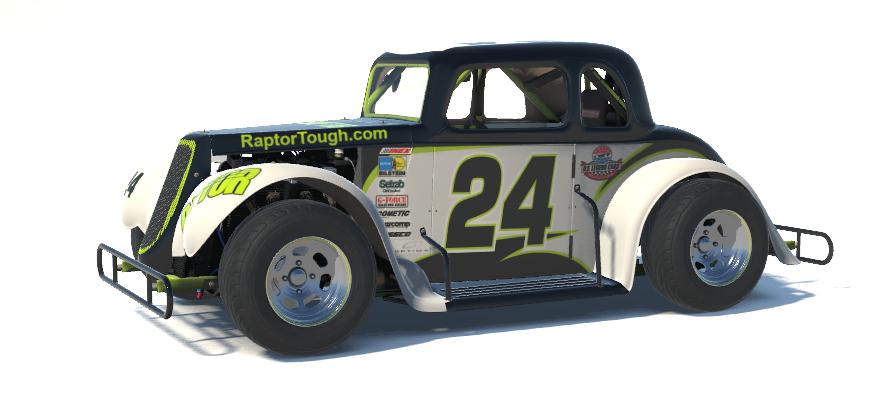 William Byron Raptor - Legends Rookie by John Rubino - Trading Paints