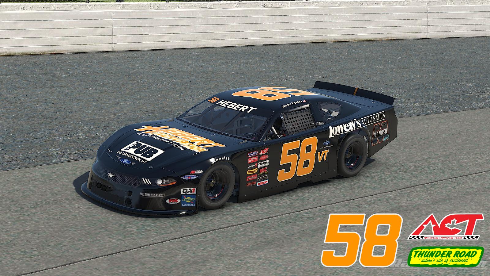 #58VT - Jimmy Hebert - 2023 ACT Late Model by Matthew Breuer - Trading ...