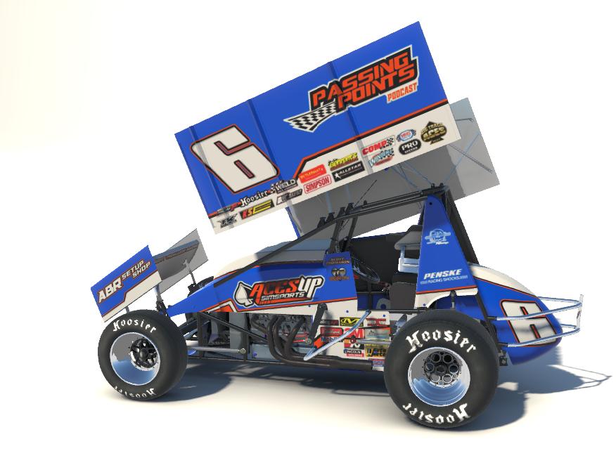 Scott Thomason Sprint Car #6 by Josh Whiteman - Trading Paints