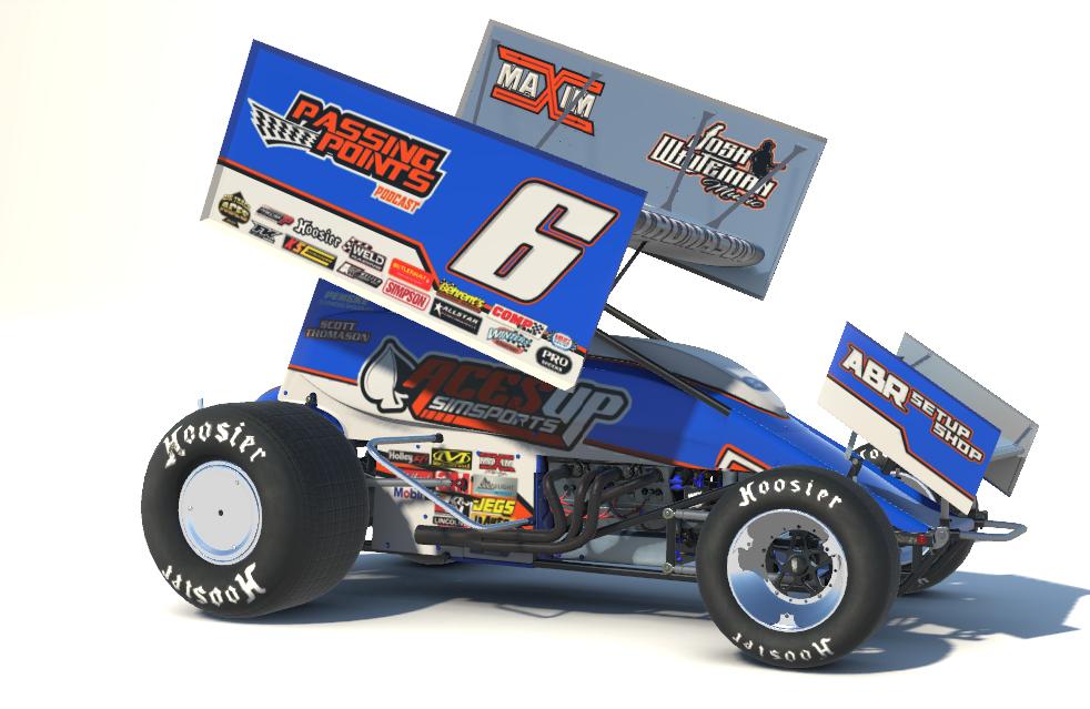 Scott Thomason Sprint Car #6 by Josh Whiteman - Trading Paints