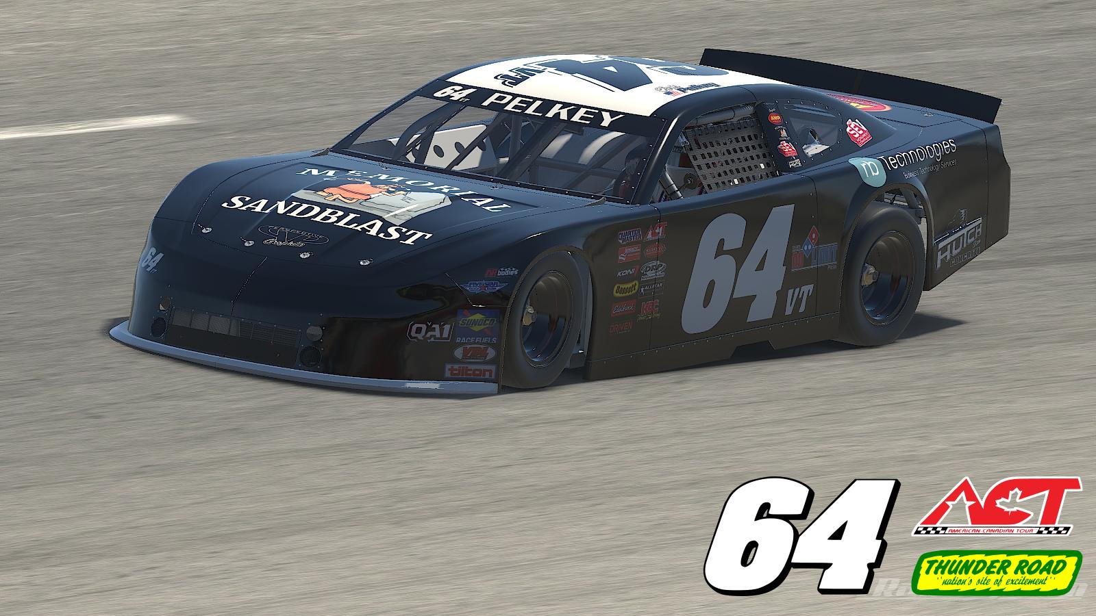 #64VT - Chris Pelkey - 2023 Thunder Road Late Model by Matthew Breuer ...