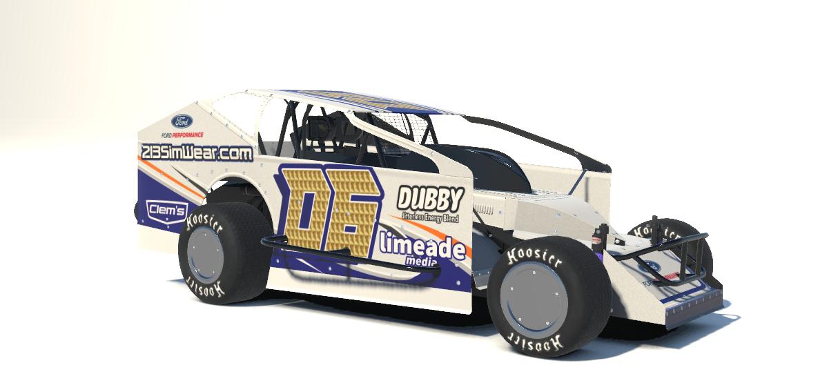 Lath Hicks 2023 Dirt Modified by Logan Hartman - Trading Paints