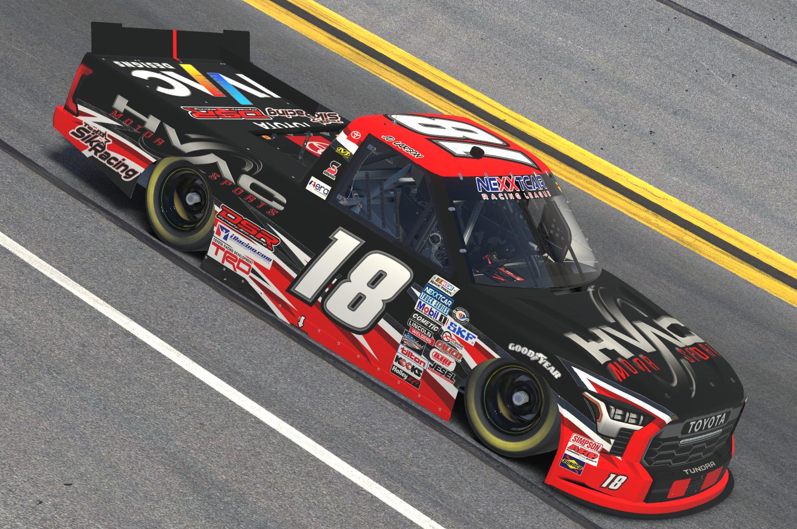 HVAC Motorsports/DSR/Sik Racing #18 Toyota Tundra by Matthew Erickson4 ...