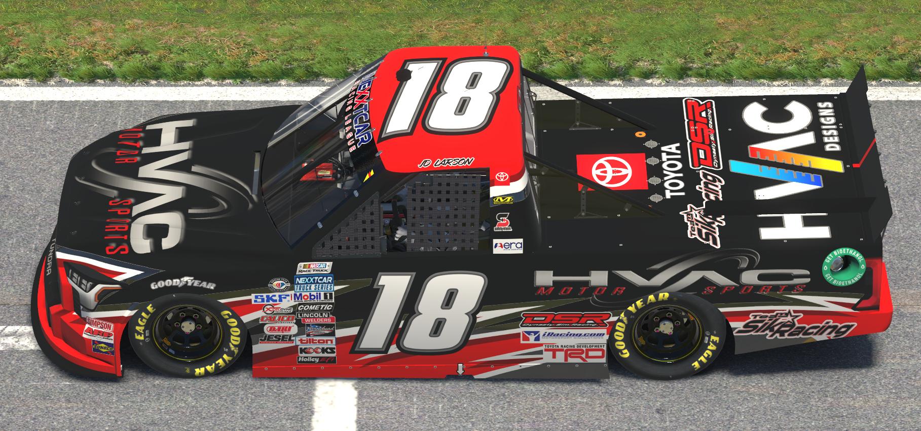 HVAC Motorsports/DSR/Sik Racing #18 Toyota Tundra by Matthew Erickson4 ...