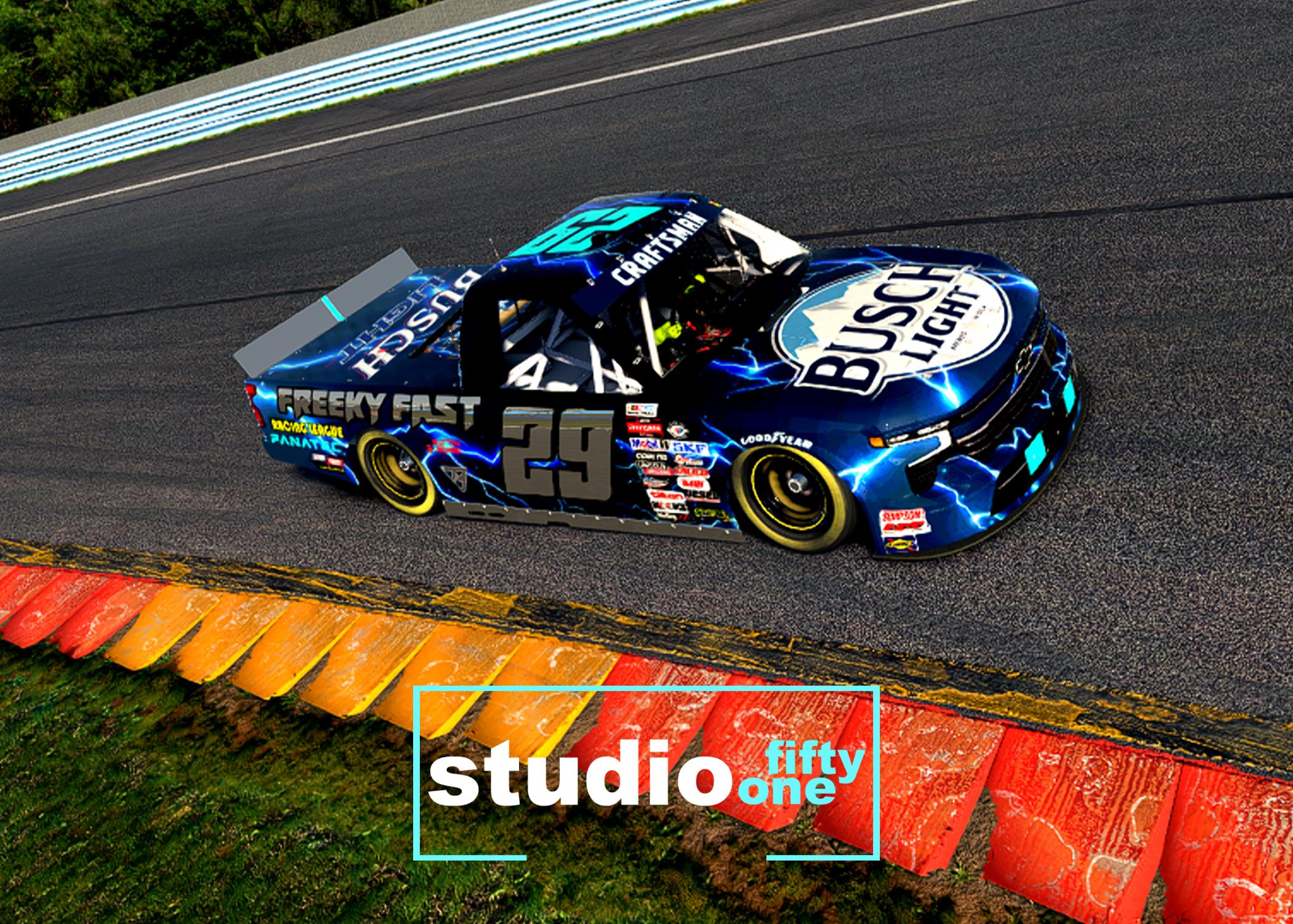 Freaky Fast Broadcasting Bush Light #29 by Tj Allain - Trading Paints