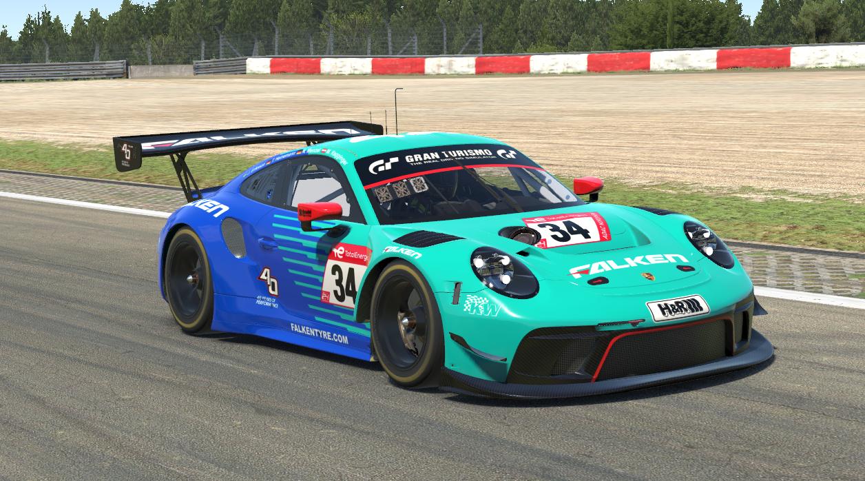 Porsche 911R GT3 Falken Motorsports 24h Nurburgring 2023 #44 by Hugo ...