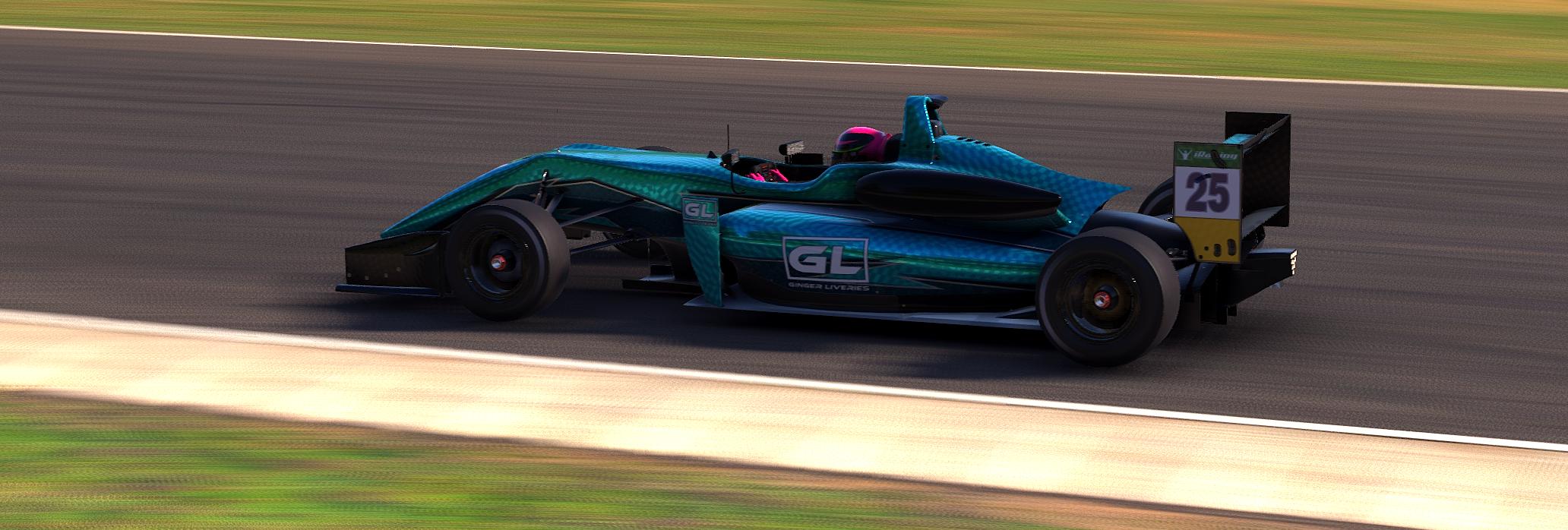 Dallara F3 - Ginger Liveries Teal by Rick W. - Trading Paints