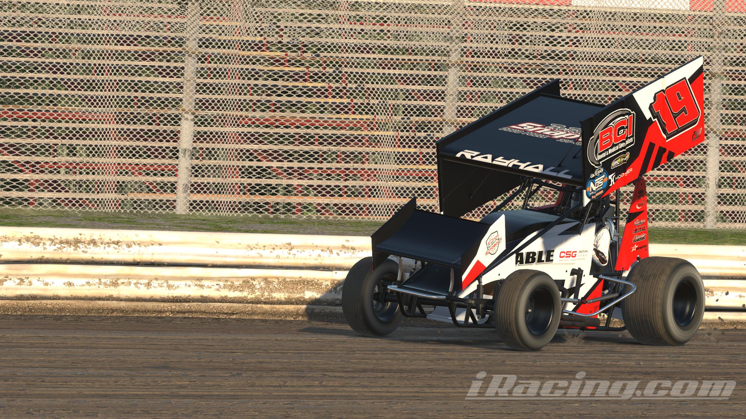 2023 Sean Rayhall #19 Prosser Racing World of Outlaws by Mathew Kiechle ...