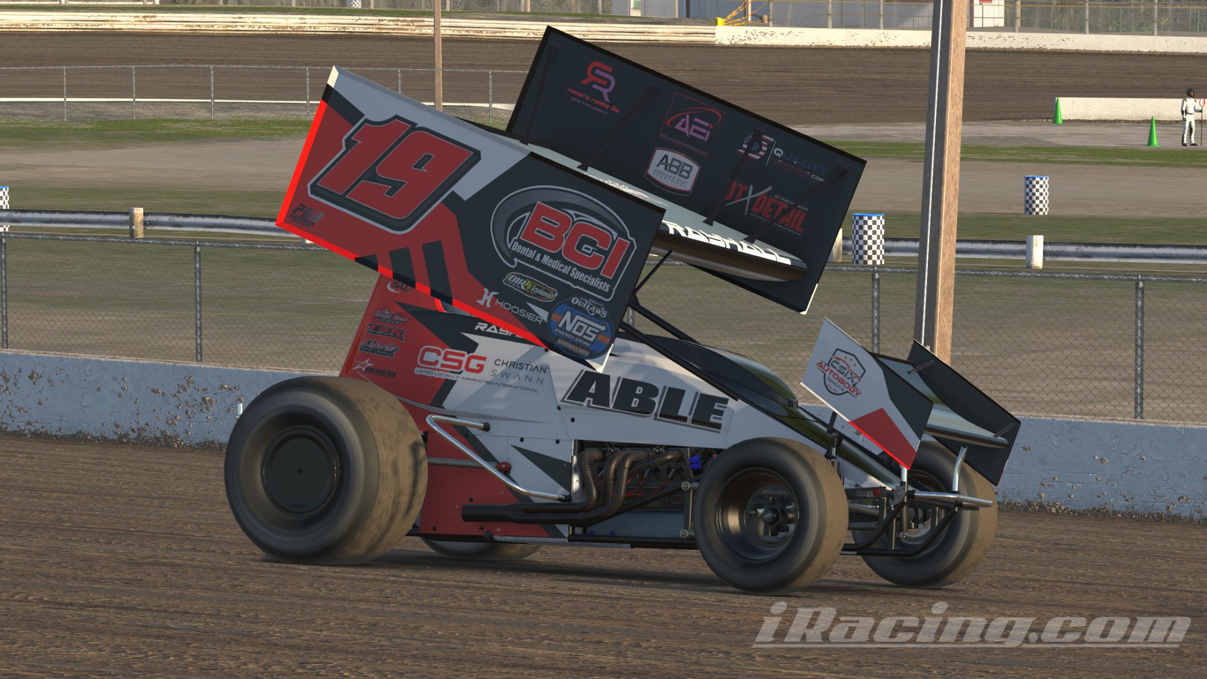 2023 Sean Rayhall #19 Prosser Racing World of Outlaws by Mathew Kiechle ...