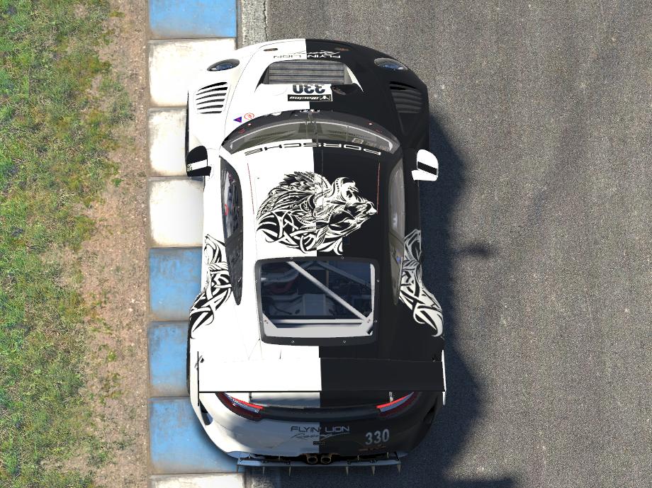 Flyin Lion Racing - Black and White by Jochem Bakker - Trading Paints