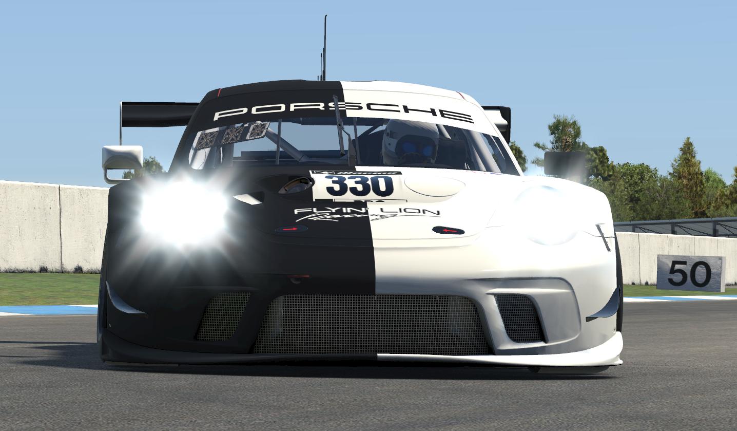 Flyin Lion Racing - Black and White by Jochem Bakker - Trading Paints